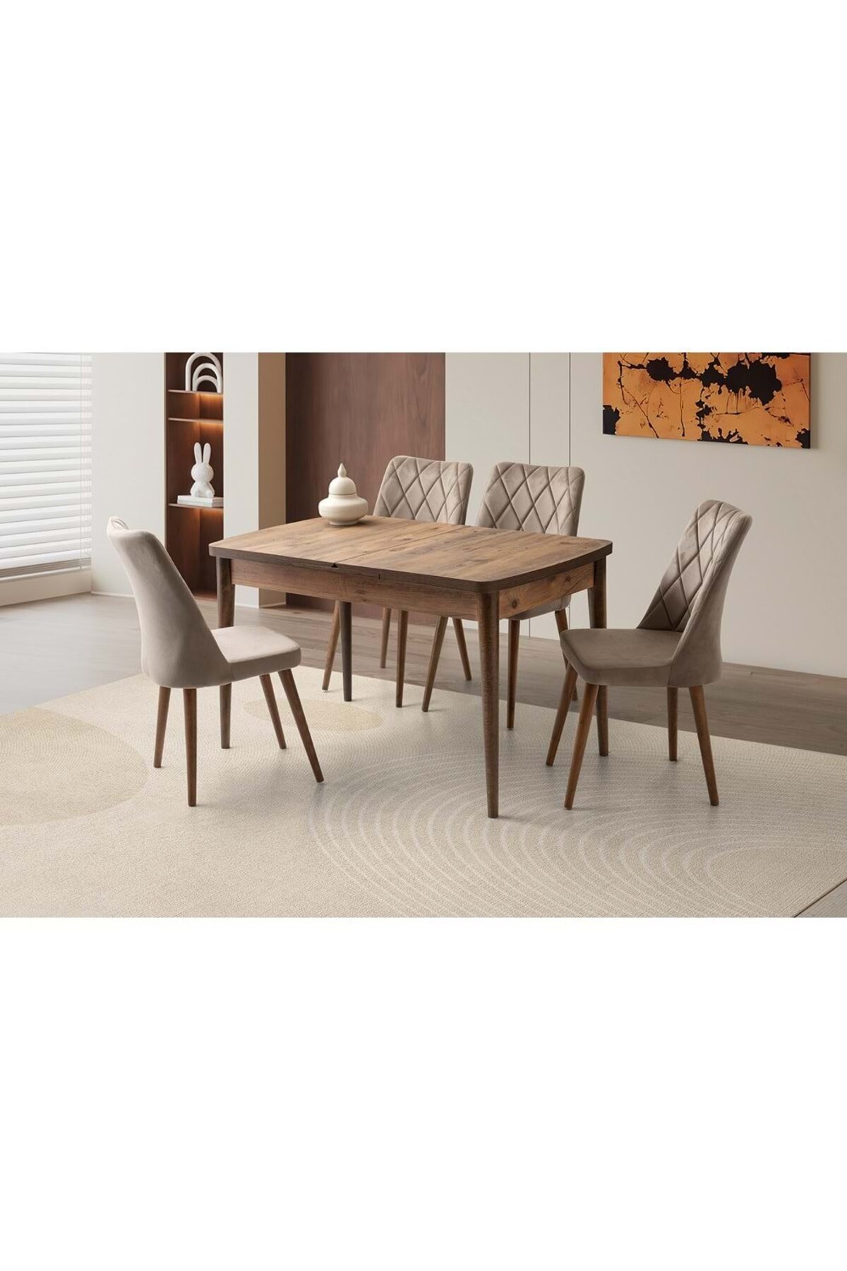 Yuvaset Home Mobilgen Diş Budak 130+35 Kelebek Milano Açılabilir Masa ...