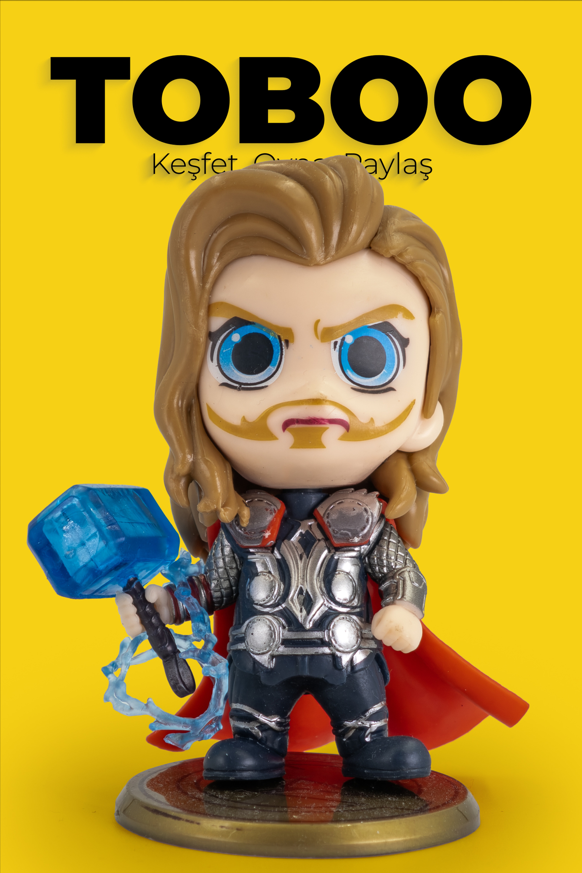 shop Thor Bobble-Head Koleksiyon Figürü – 10 cm Mini Tasarım - Fiyatı ...