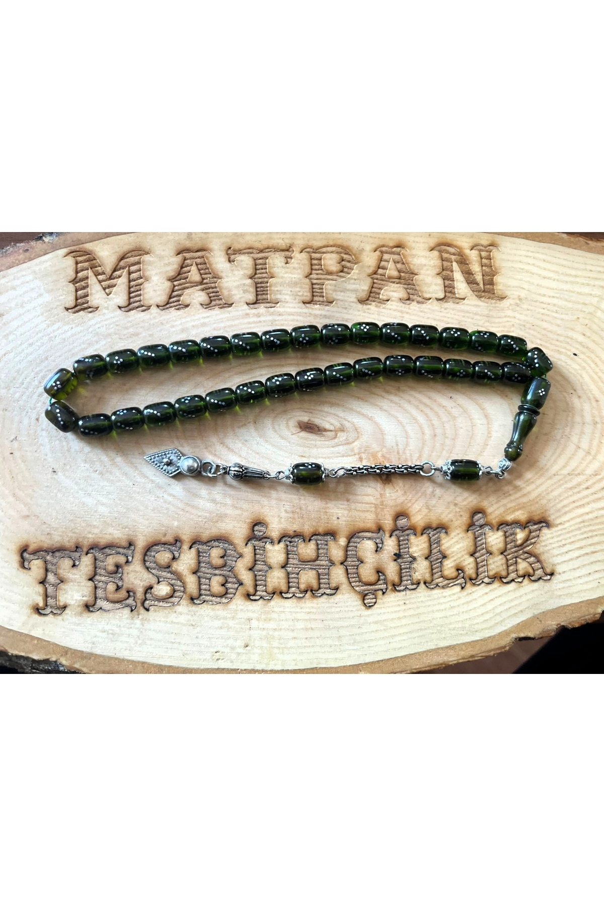 matpan GÜMÜŞ İŞLEMELİ ATEŞ KEHRİBAR TESPİH - Fiyatı, Yorumları