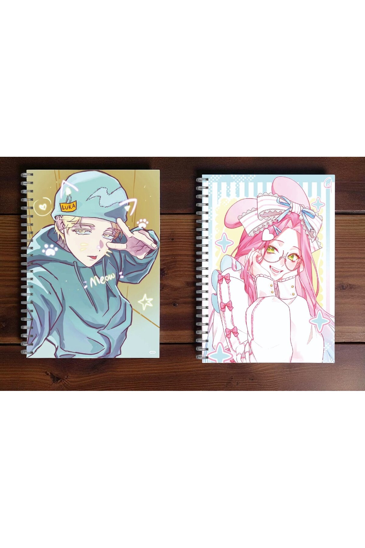 nihonwosekai 2 ADET Alien Stage Anime A5 Boy Spiralli Defter 50 YAPRAK ...