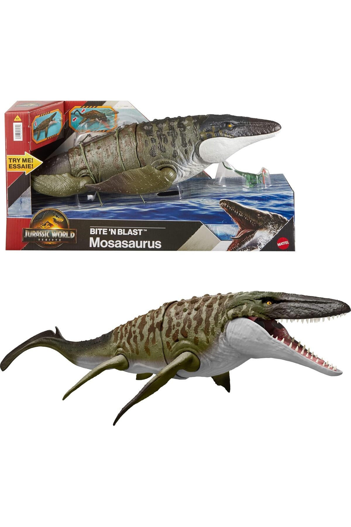 STOREMAX Sersashop Jurassic World Rebirth Mosasaurus Action Figure and ...