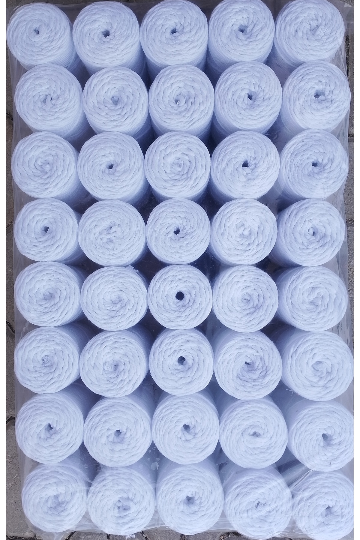 Bevella Macrame Cord Taranabilir makrome 10 kg 250 gr 40 Adet Bebe Mavi ...
