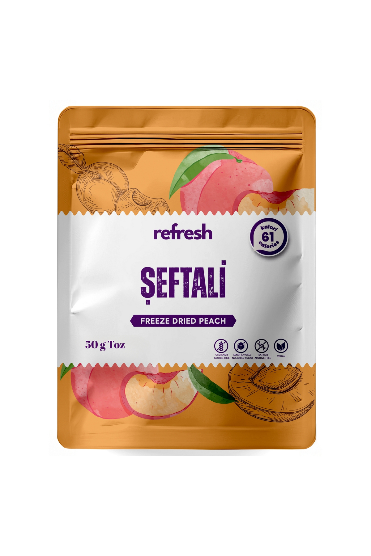 Refresh Chips Refresh Dry Freeze Şeftali Tozu 50g - Dondurularak ...