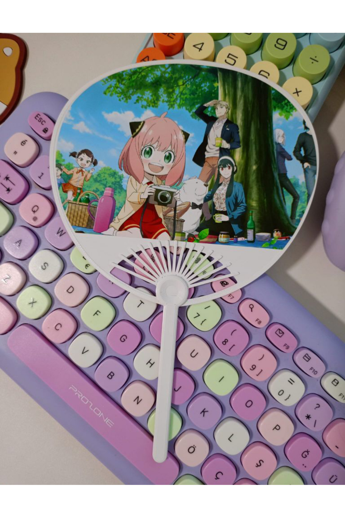 nihonwosekai Spy x Family Anime Yelpaze Çanta Boy Anya Forger - Fiyatı ...