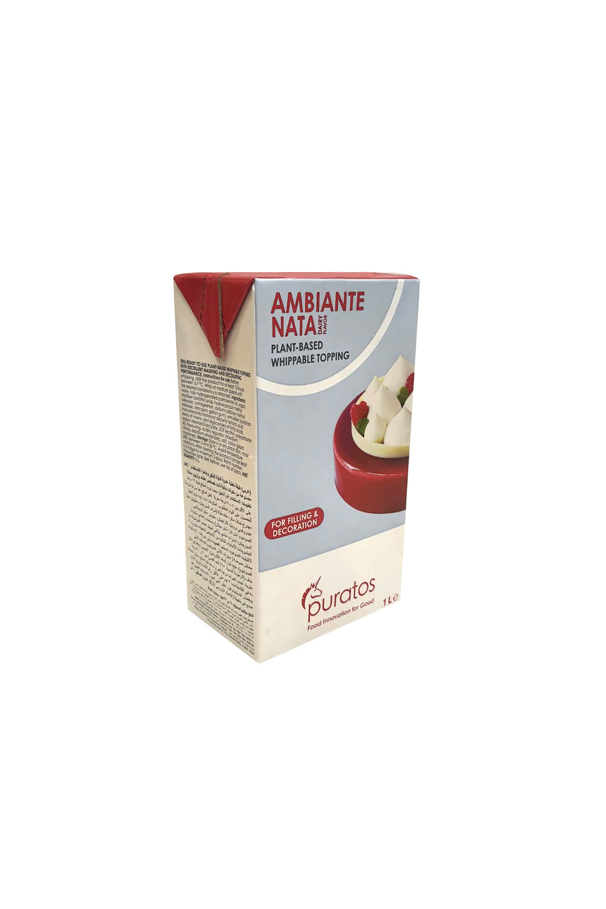 PURATOS Ambiante Nata Dairy Flavor Topping Sıvı Krem Şanti 1 L - Fiyatı ...