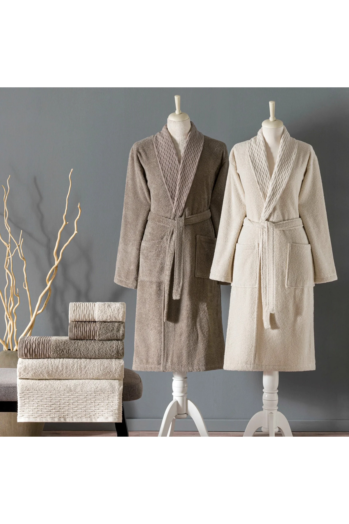 Taç BLAZE PURE COTTON AİLE 6'LI SET BEJ- KAHVE - Fiyatı, Yorumları