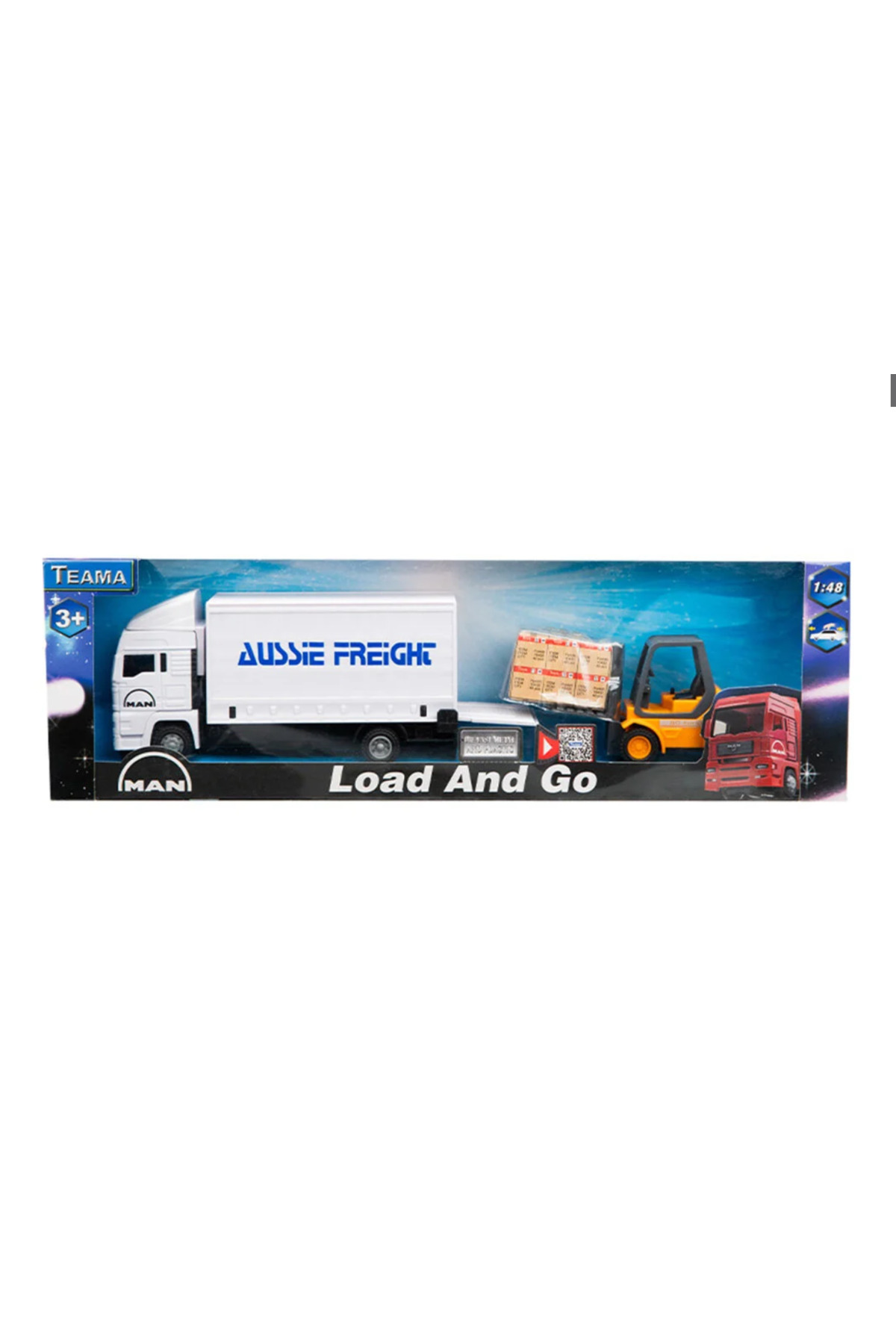 Gülce Design Girl's Toy Boy's Toy Man White Truck and Forklift ...