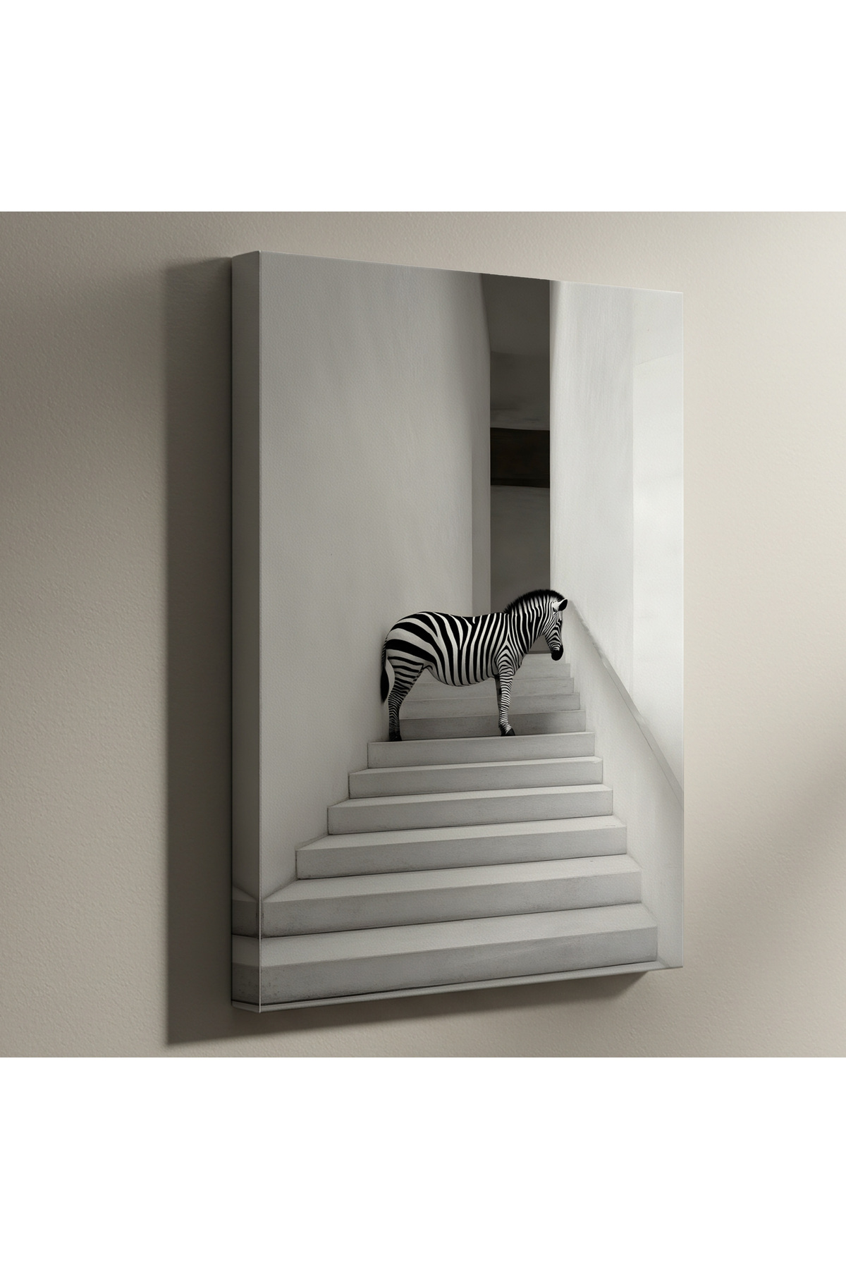 Mervolia Modern Minimalist Zebra Merdiven Sanatı Tablosu - Fiyatı ...