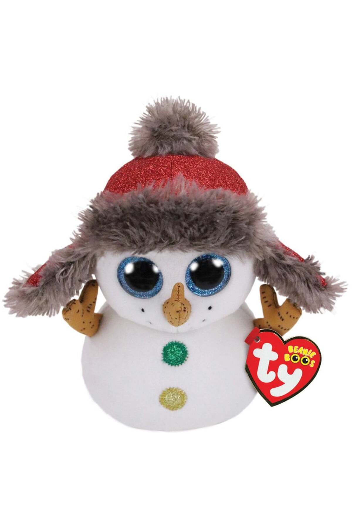 AMALFİ TY Beani Boos Kardan Adam Peluş 15cm Kız Erkek Çocuk Oyuncak ...