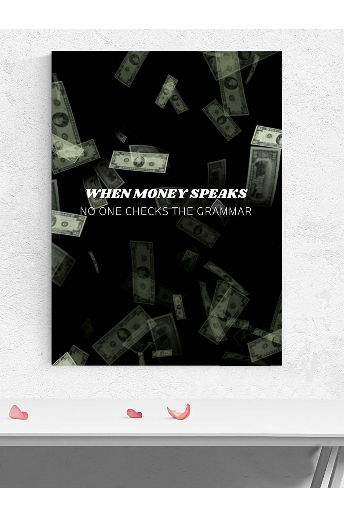 Postermanya Money Talks, Para Konuşur Motivasyon Poster - Afiş - Ofis ...