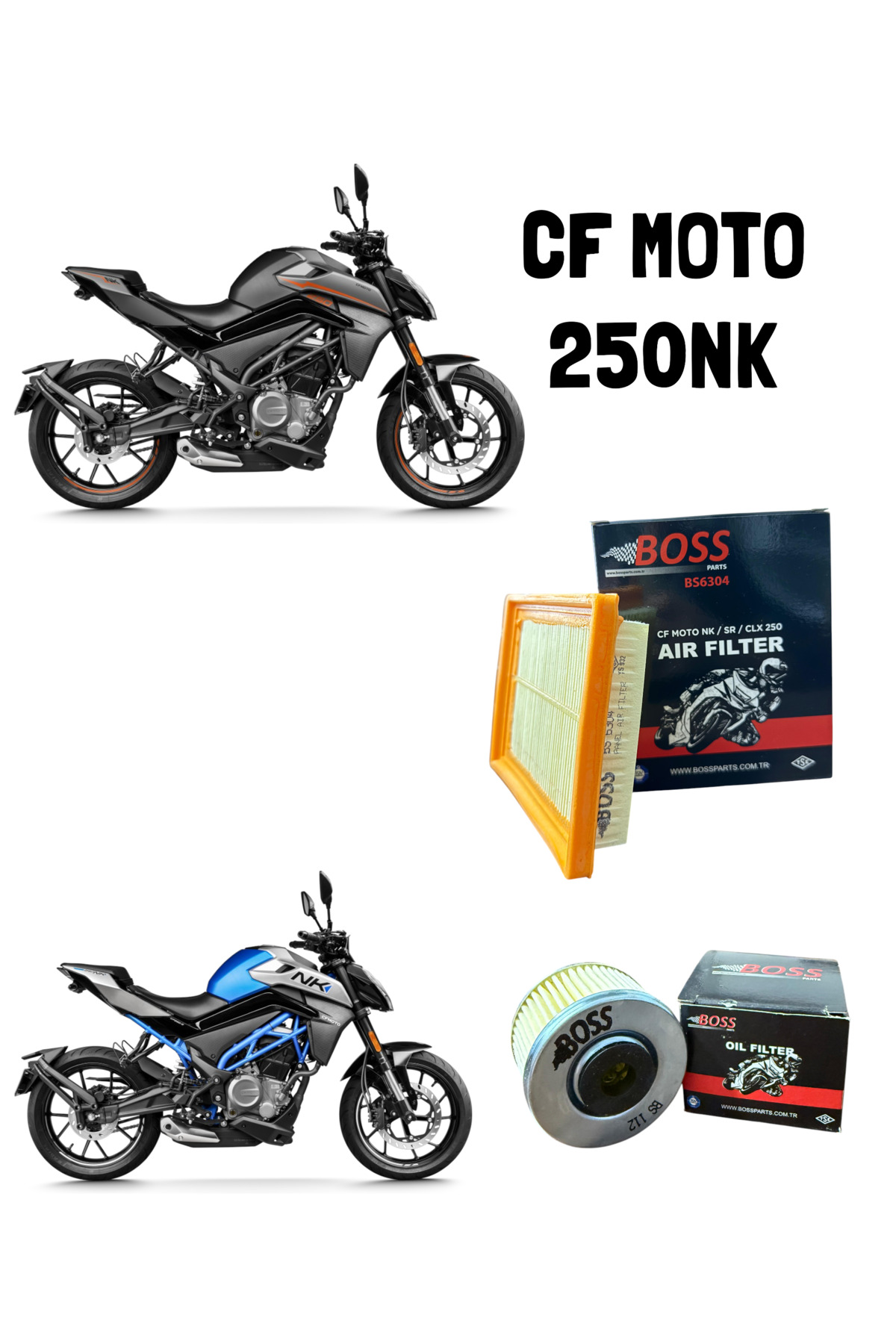 BOSS Cf Moto 250 NK Yağ ve Hava Filtresi Bakım Seti - Fiyatı, Yorumları