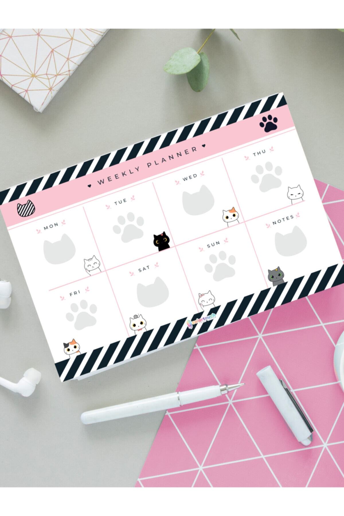 colortouch Cute Paws Weekly Planner - Haftalık Planlayıcı Defter Fiyatı ...