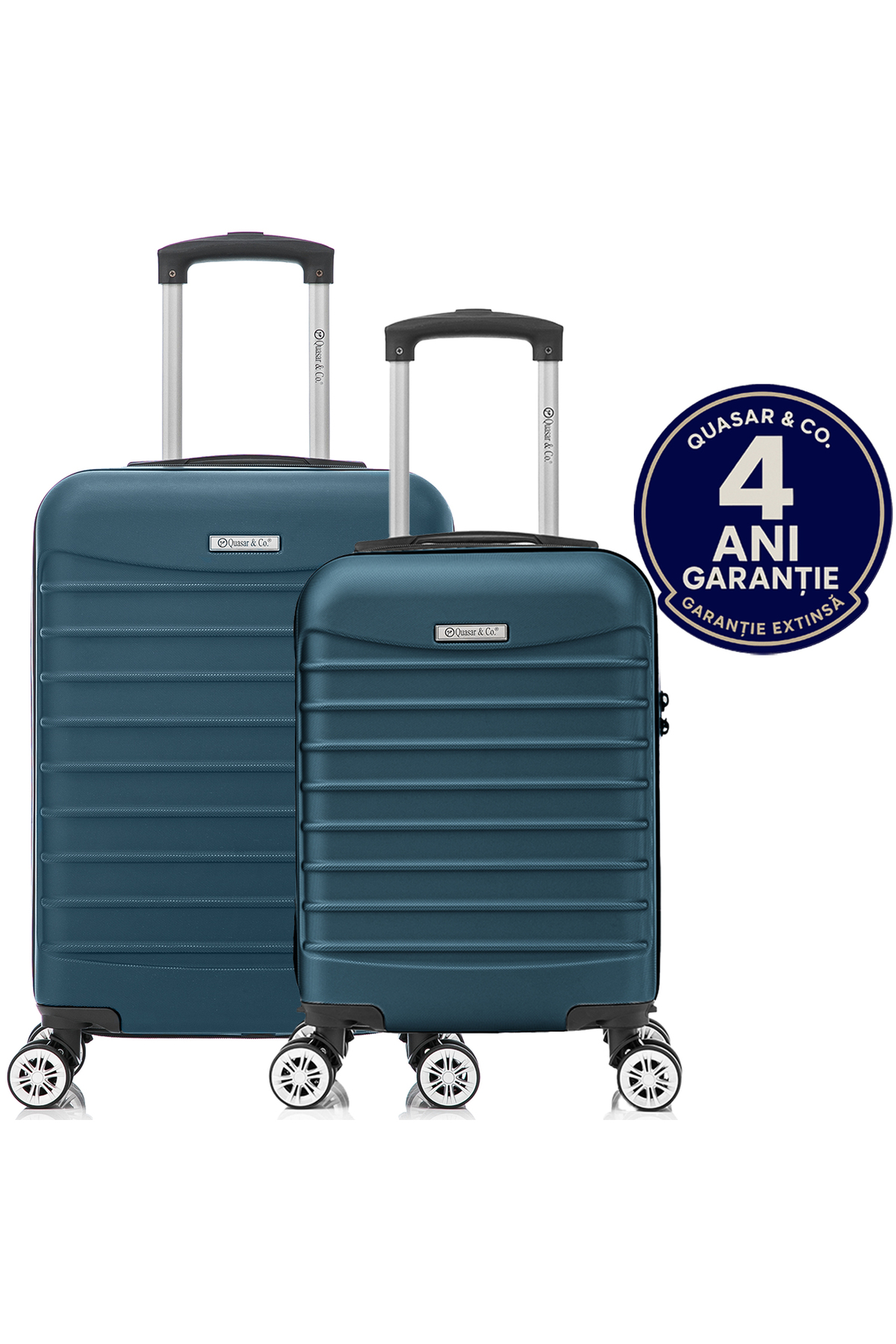 Quasar & Co. Set 2 Trolere Cabina 40x30x20cm roti detasabile/55x36x20cm ...
