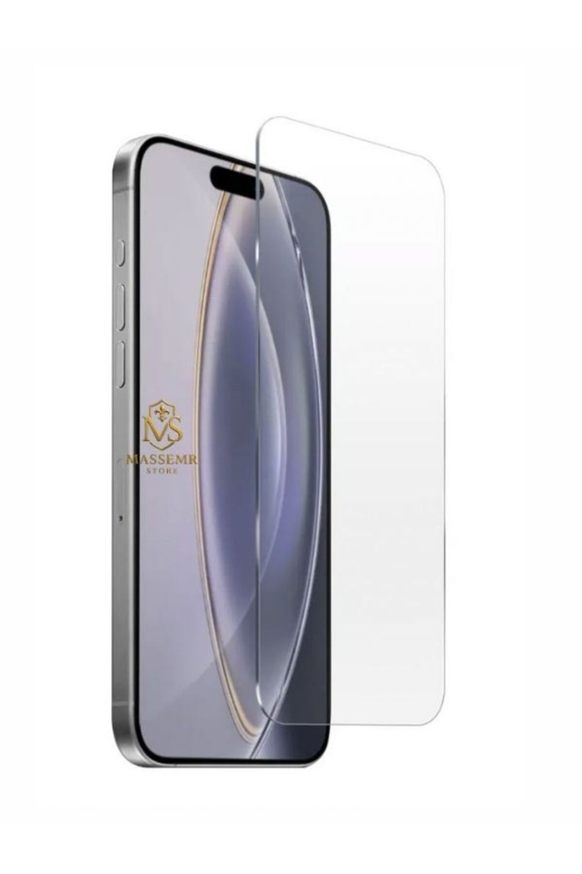 Massemr iPhone 17 Pro Max 9H Temperli Cam Ekran Koruyucu Darbe Emici ...