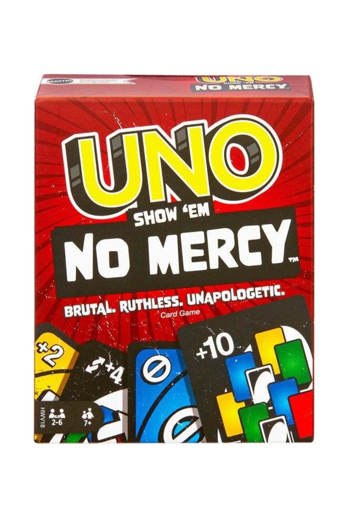 Mattel Original UNO Show 'em No Mercy - Twist to Classic Card Game with ...