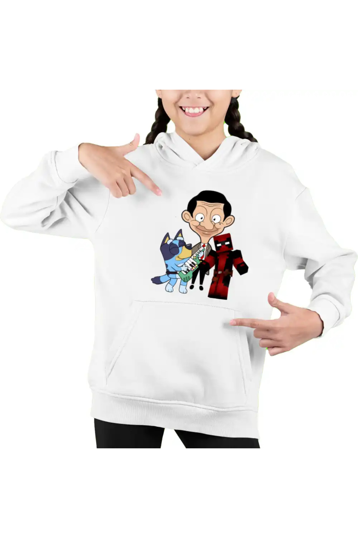 OEM Hanorac Copii Fete Mr Bean Bluey Tiktok- Trendyol