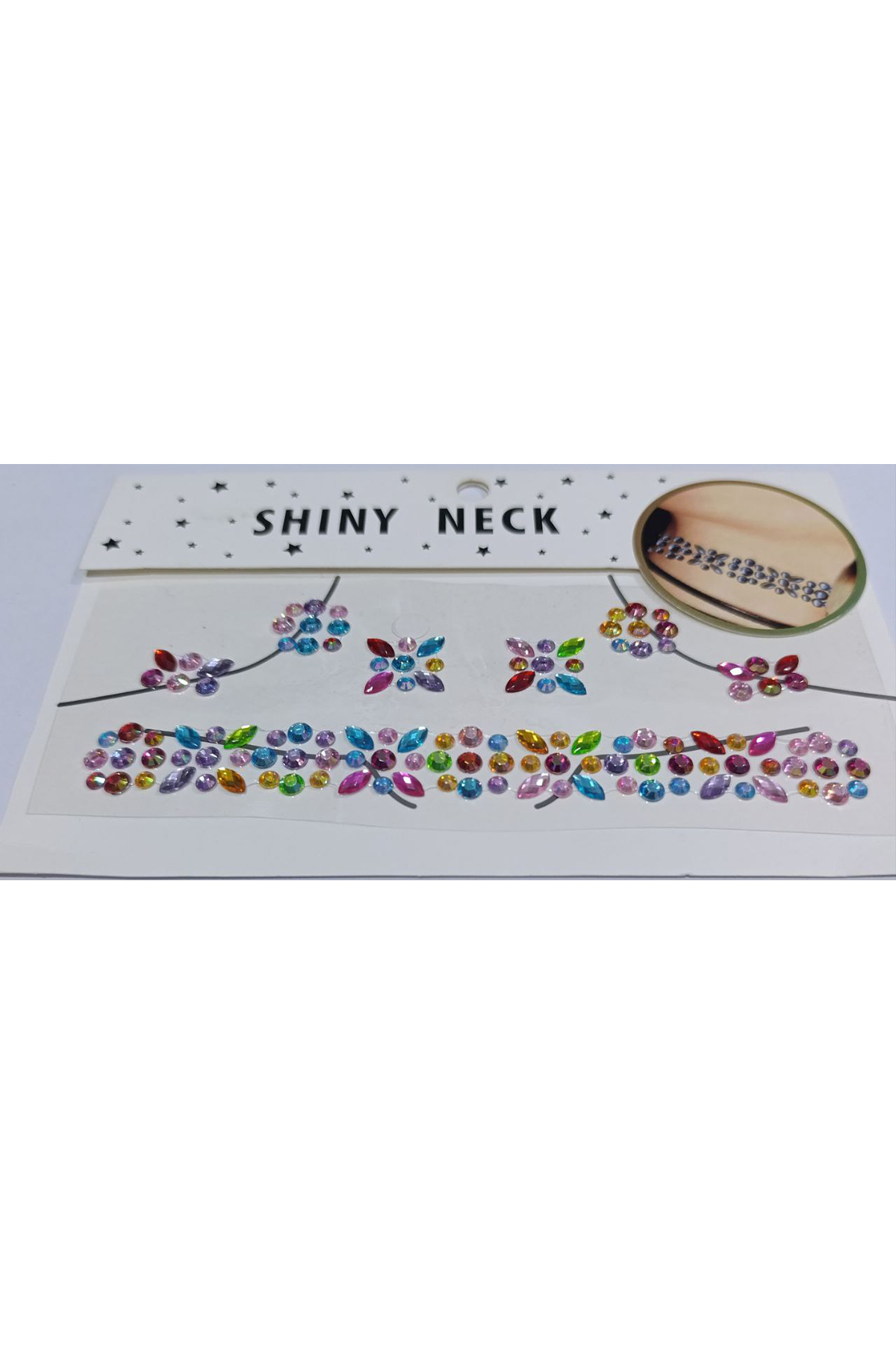Shiklik Vücut Ve Yüz Taşı Stickers Tırnak Makyaj Taşı Yapışkan Festival ...