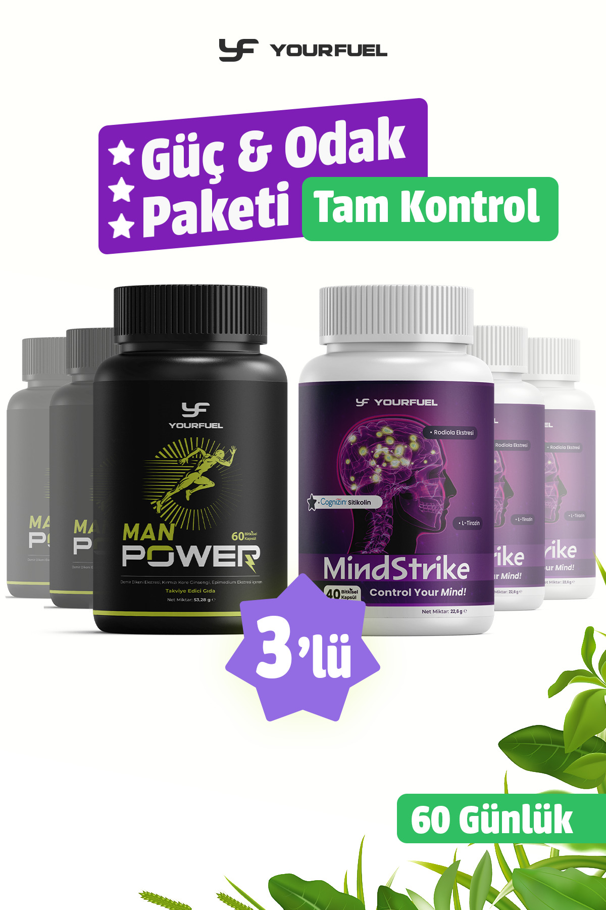 yourfuel ManPower & MindStrike | 60 Günlük Paket - Fiyatı, Yorumları