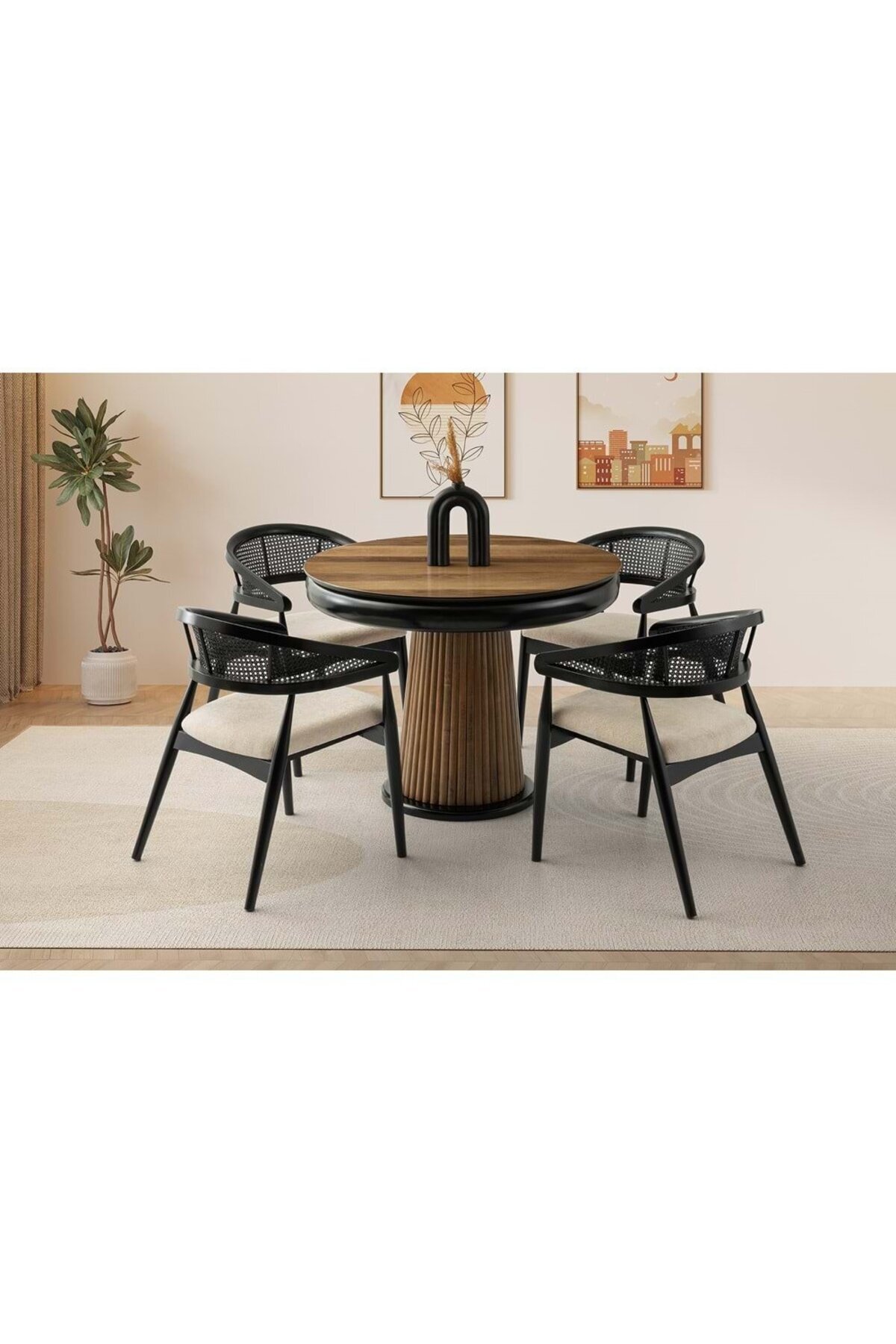 Yuvaset Home Mobilgen Ceviz Palermo 100+30 Açılabilir Masa - Fiyatı ...