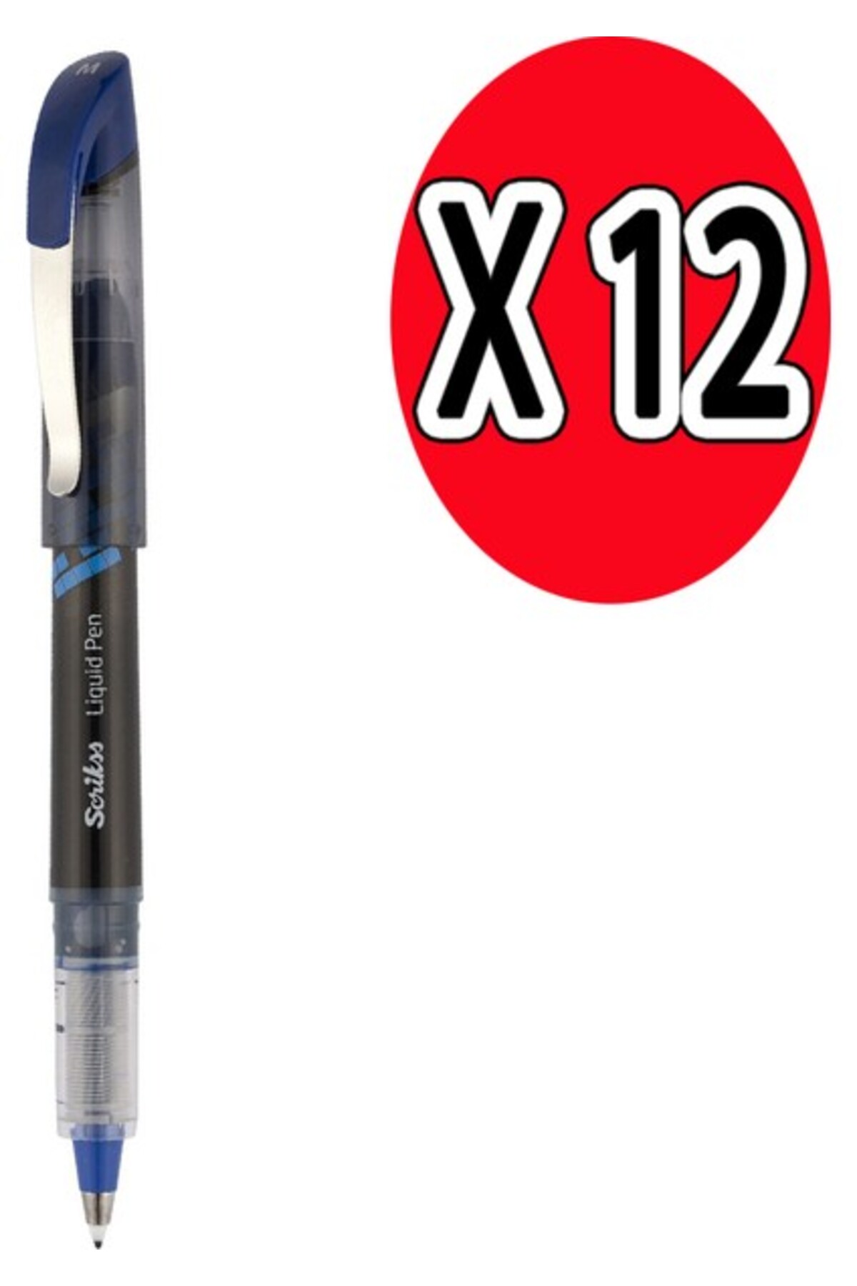 Scrikss Lp-68 Roller Kalem Liquid Pen Konik Uç 12'li Mavi - Fiyatı ...