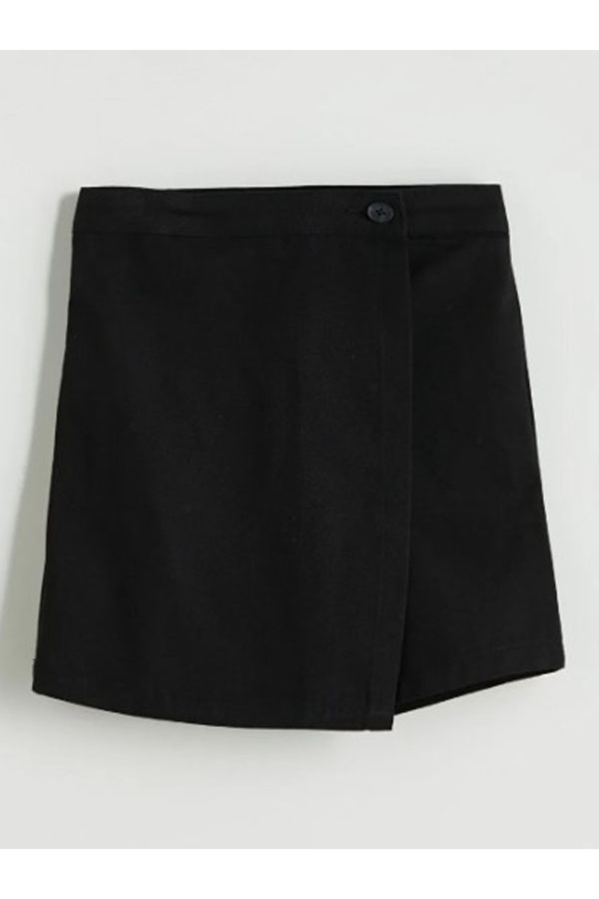 LC Waikiki Siyah Basic Gabardin Kız Çocuk Şort Etek Okul Eteği Forma ...
