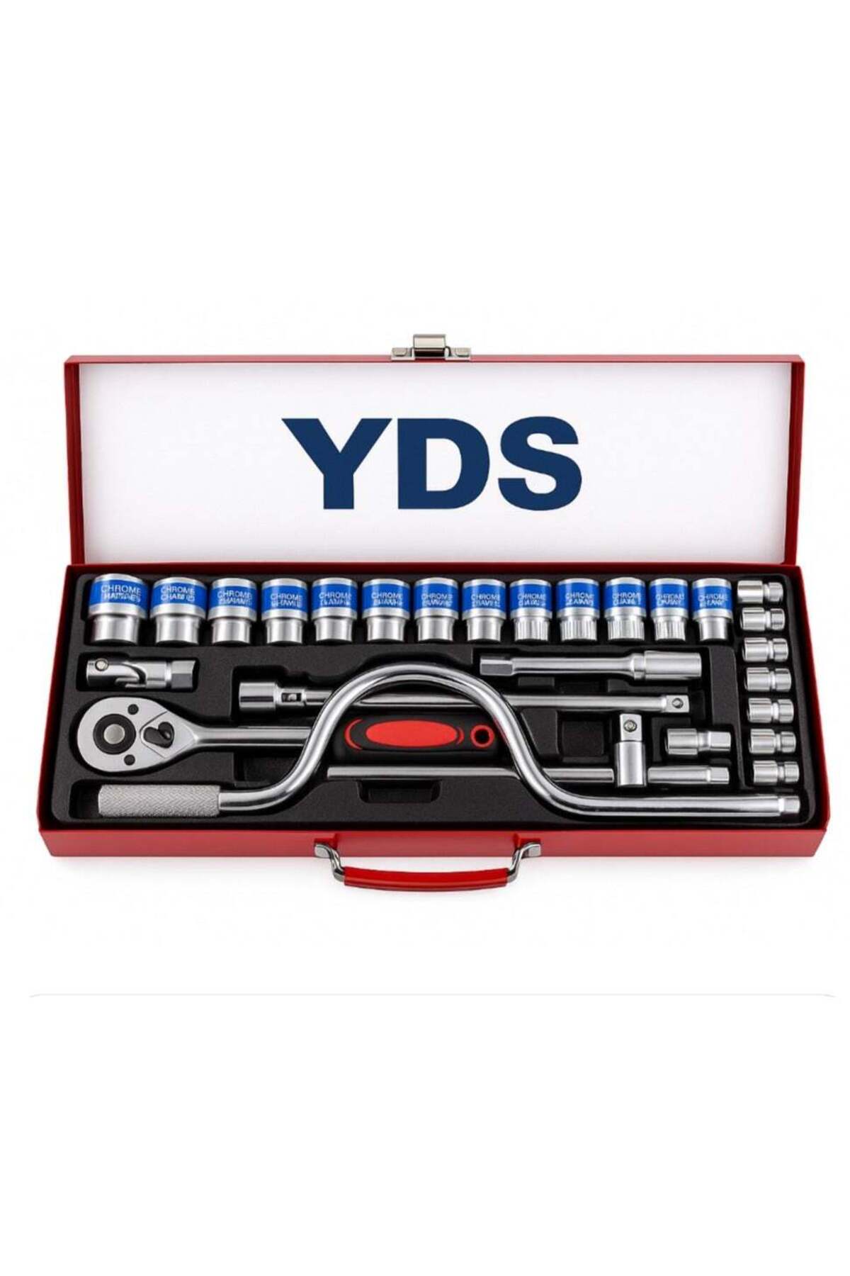 YDS Cr-V 24-Piece 1/2-Inch Tool Set - Mechanical Tool Kit with ...
