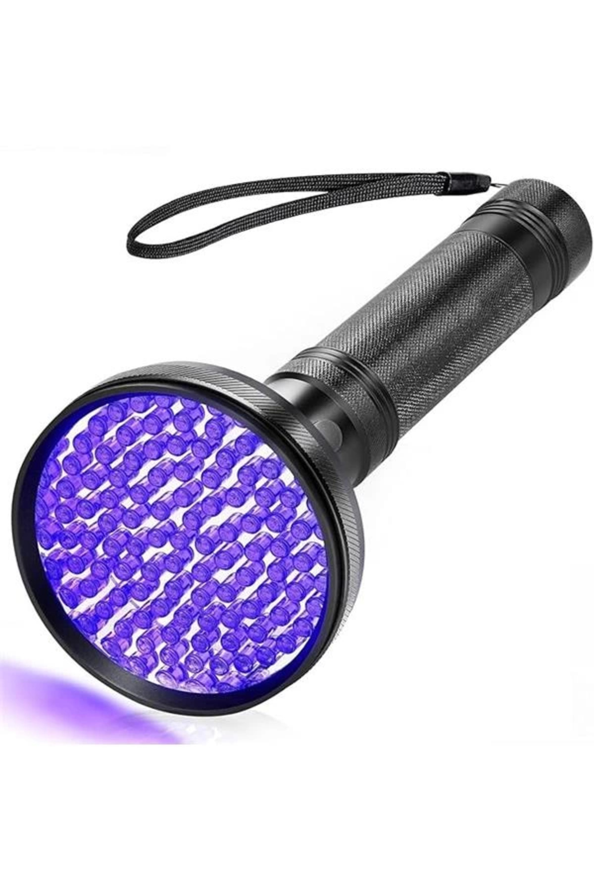 AyrStore 100 LED 395nm Mor Işık UV El Feneri - Ultraviyole Siyah Fener ...