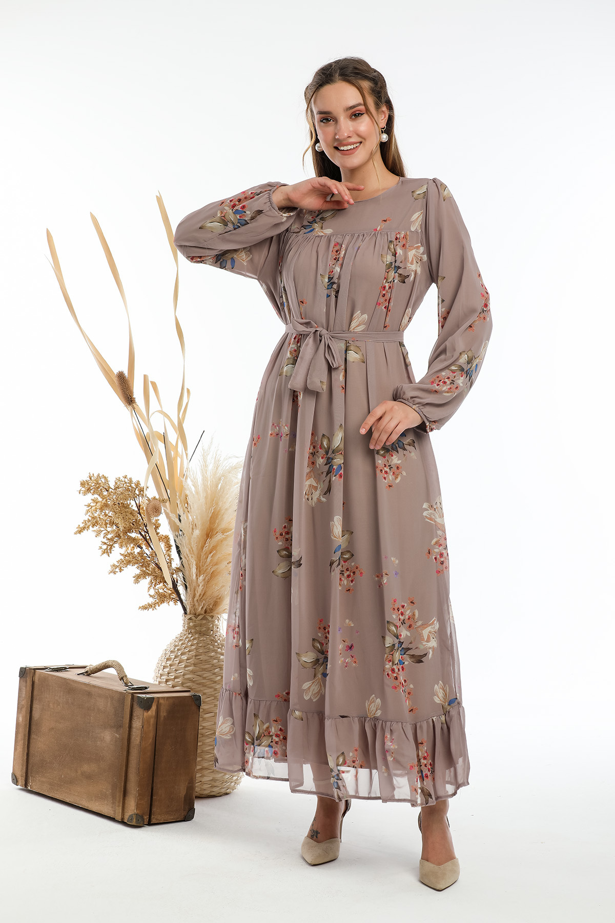 MİTİKO Boydan şifon elbise - Fiyatı, Yorumları