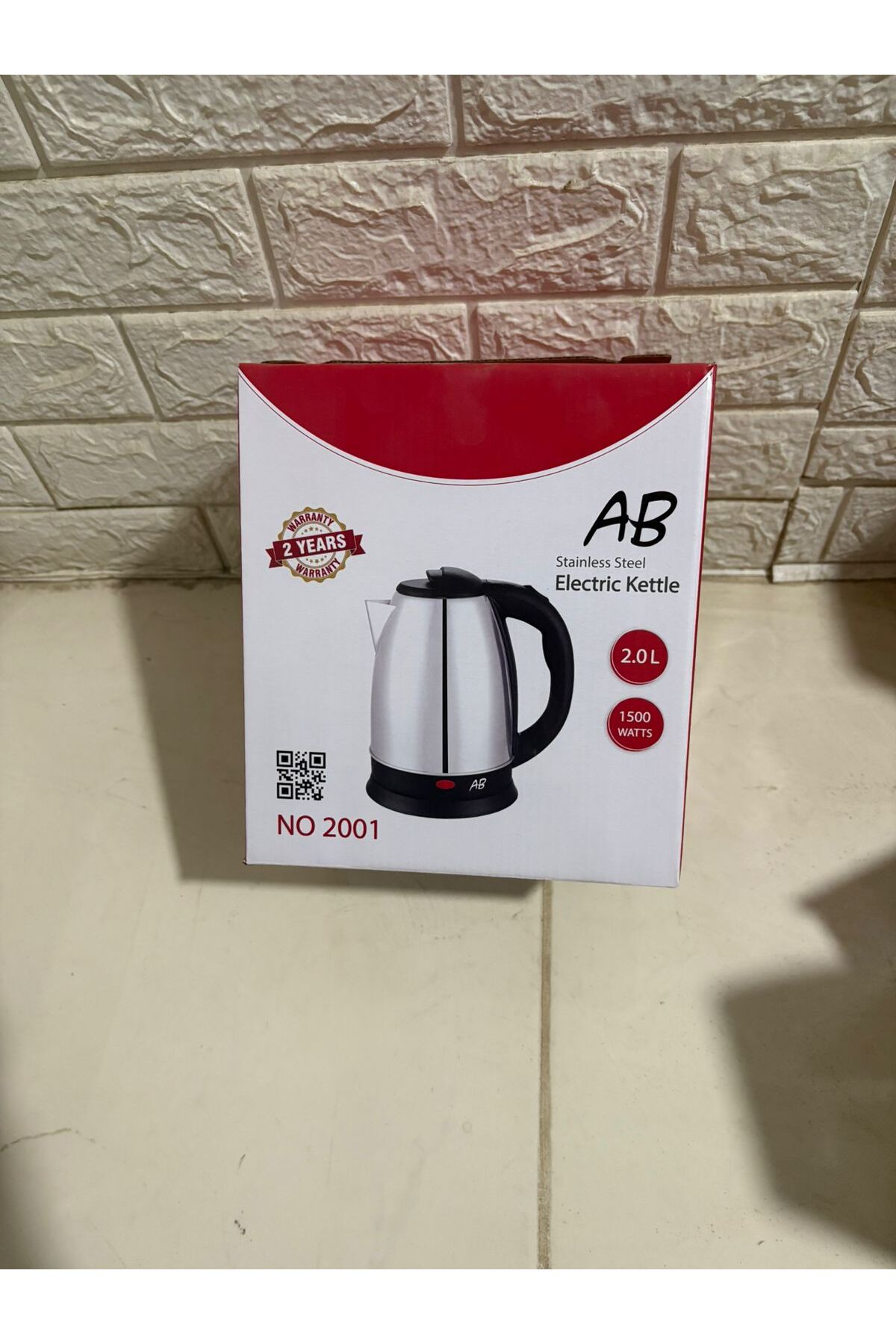 GENERAL'S AB Electric Kettle, Stainless Steel, 2 Liter Capacity, 1500 ...