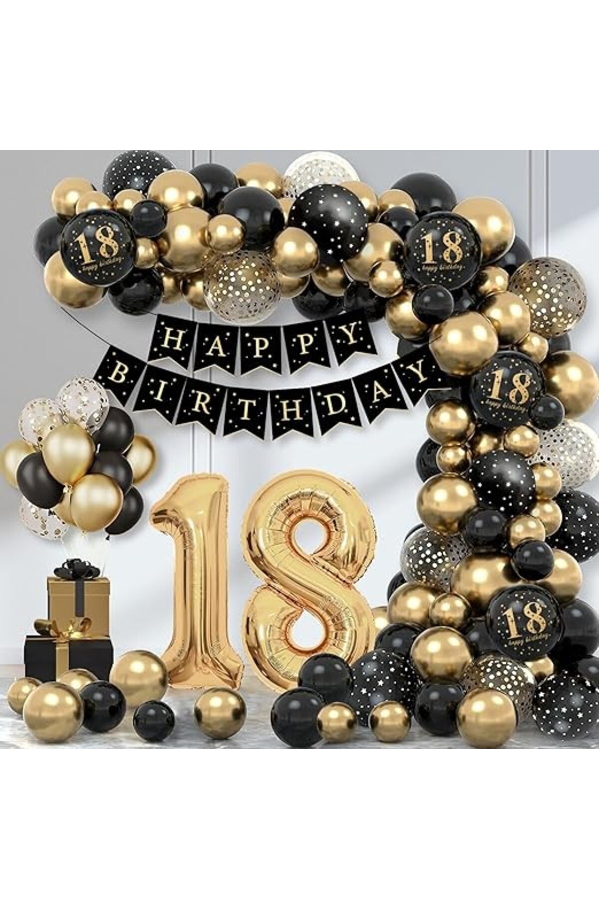 Flippy Foil and Latex Balloon Set, Flippy, 18th Birthday, Latex ...