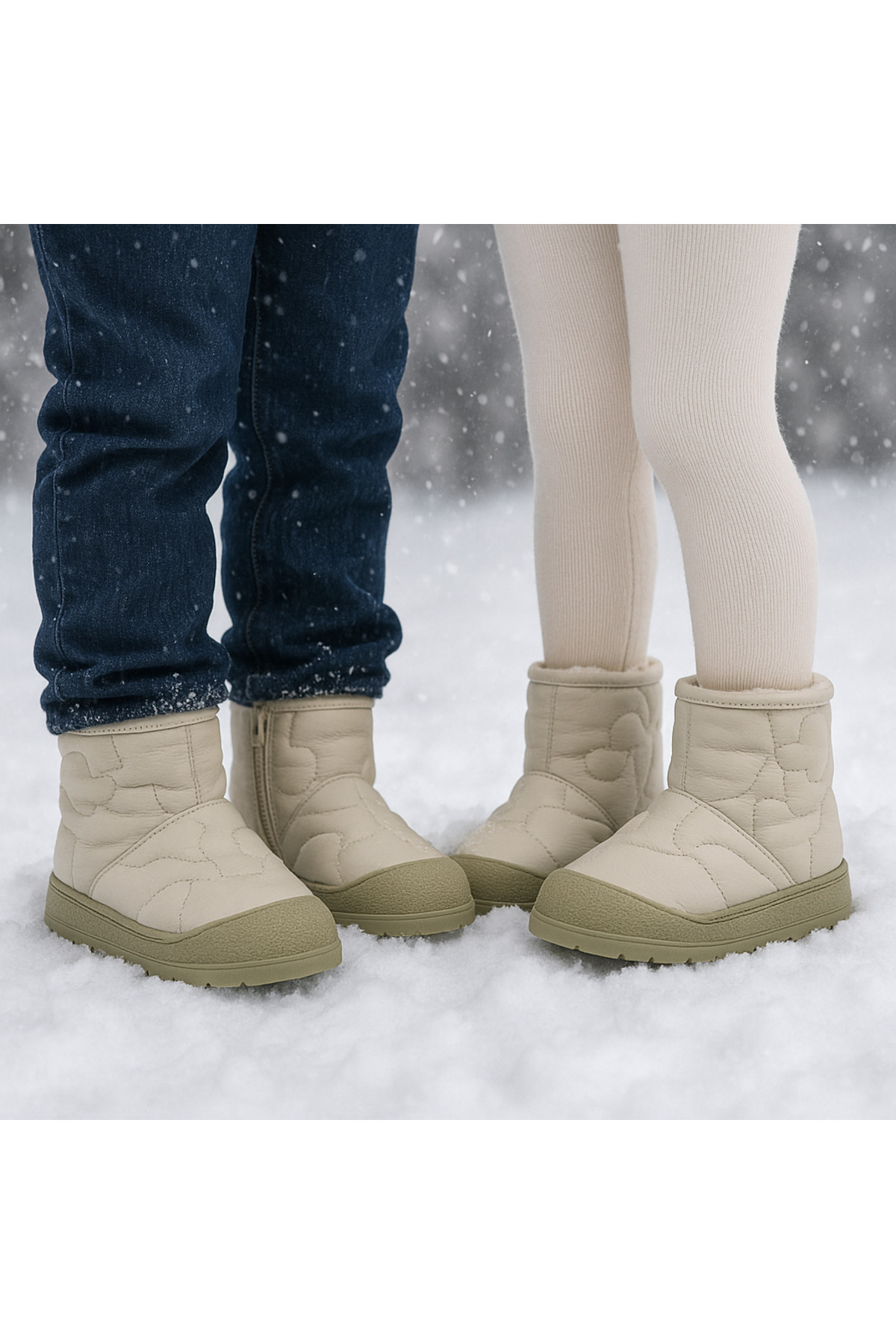 JOJO KIDS Unisex Children's Genuine Leather Boots,Membrane Rain and ...