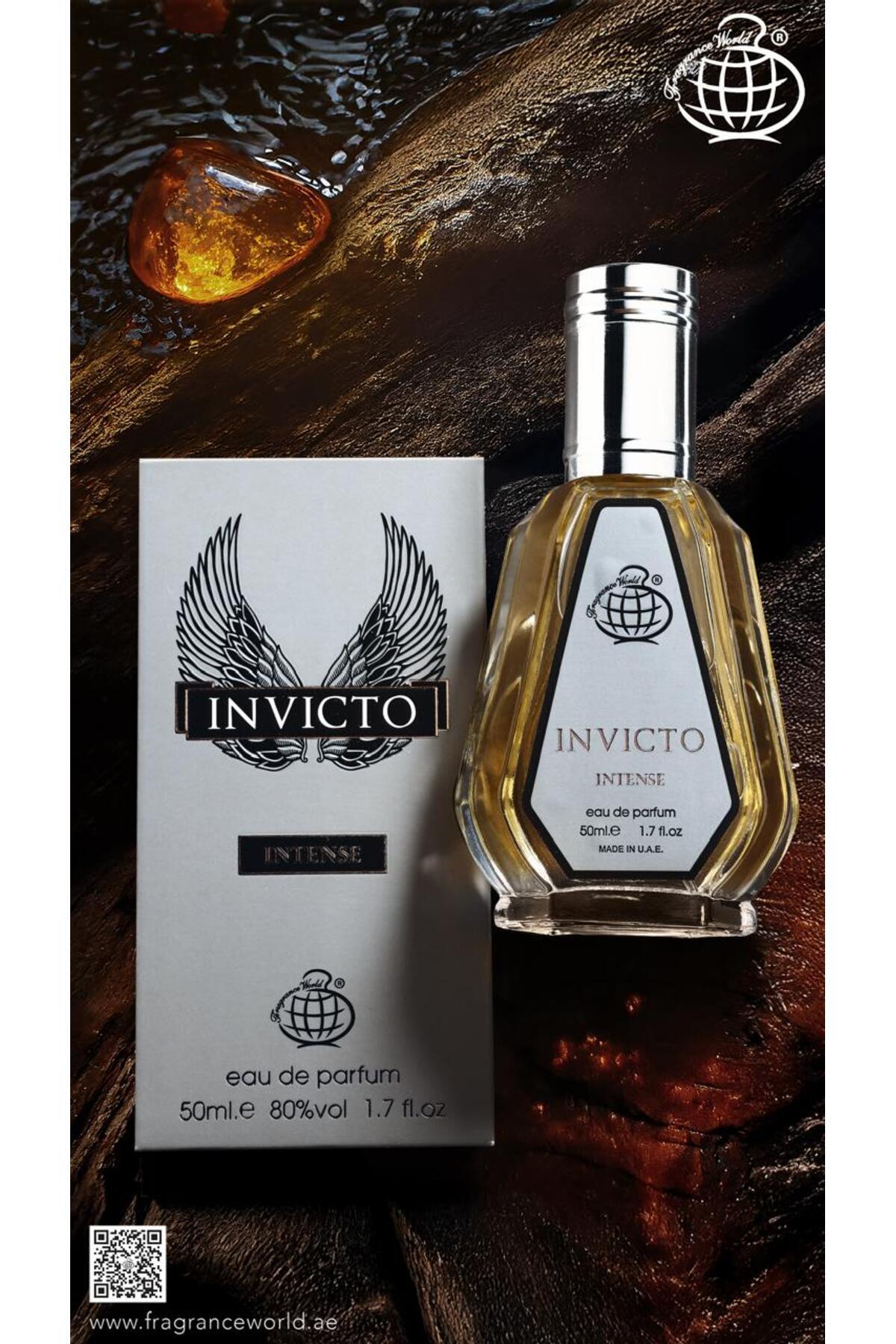 Fragrance World Eau de Parfum Invicto Intense by Fragrance World, Men ...
