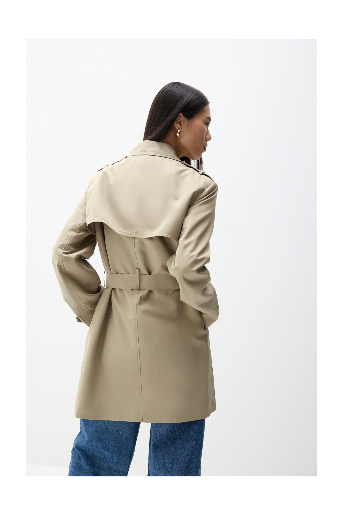 Spannende Grner Trenchcoat Damen Bilder
