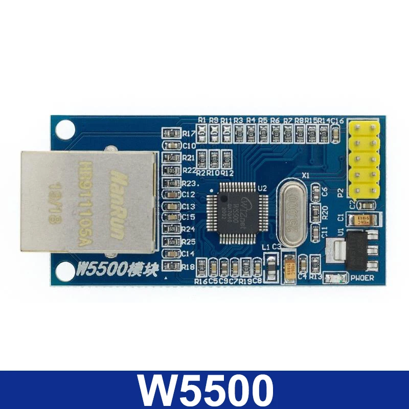 Choice USR-ES1 W5500 USR-ES1 W5500 وحدة شبكة إيثرنت أجهزة SPI إلى LAN/ Ethernet TCP / IP 51 ...