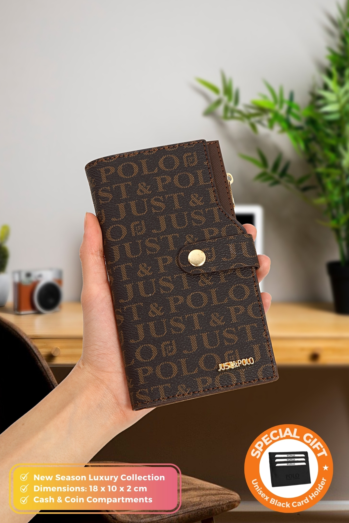 POLOGRAND London Orijinal Just Polo Collection Lüks Yumuşak Deri Bozuk ...