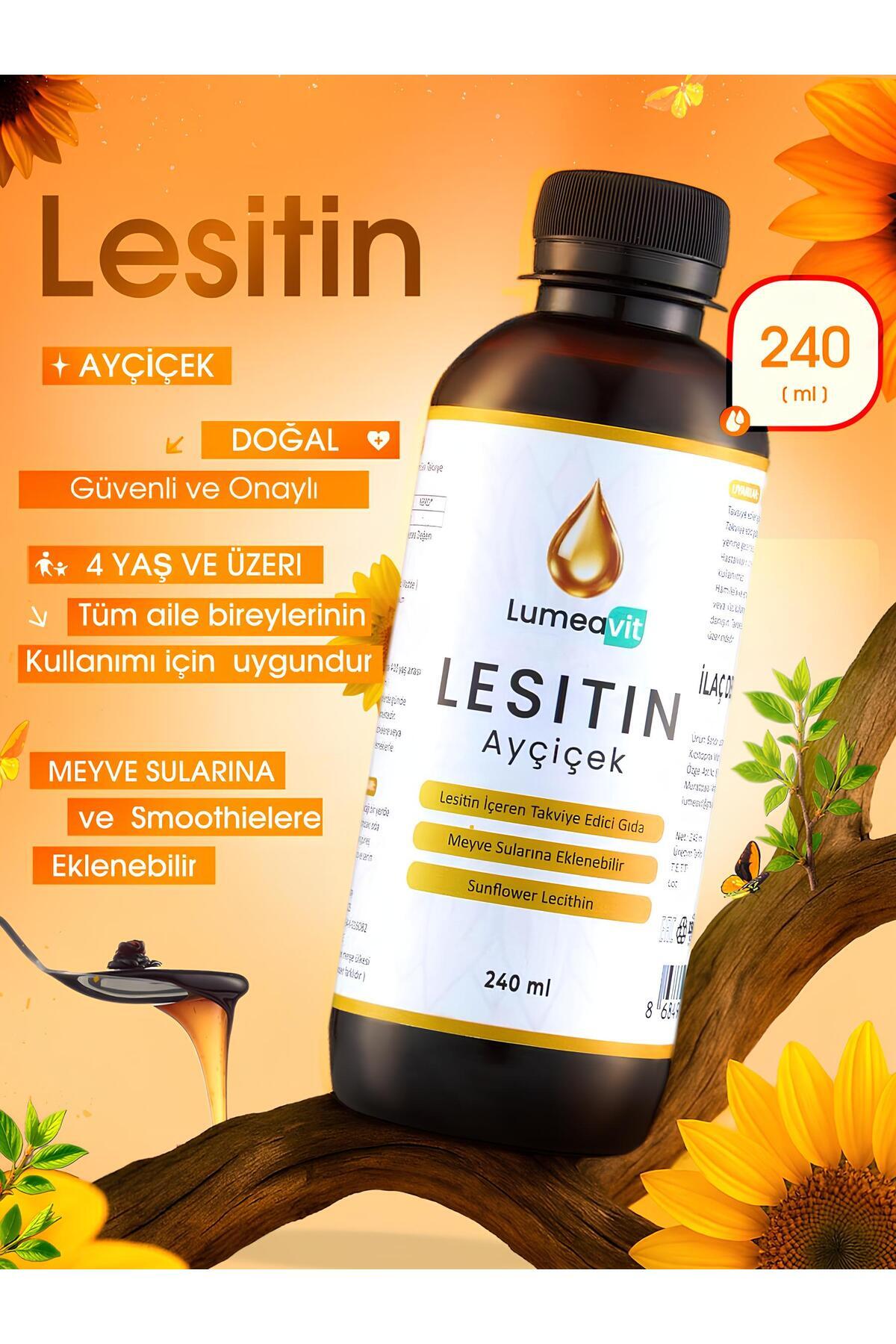 LUMEAVİT Fosfatidilkolin Ayçiçek Lesitin 240 ml. Takviye Edici Gıda ...