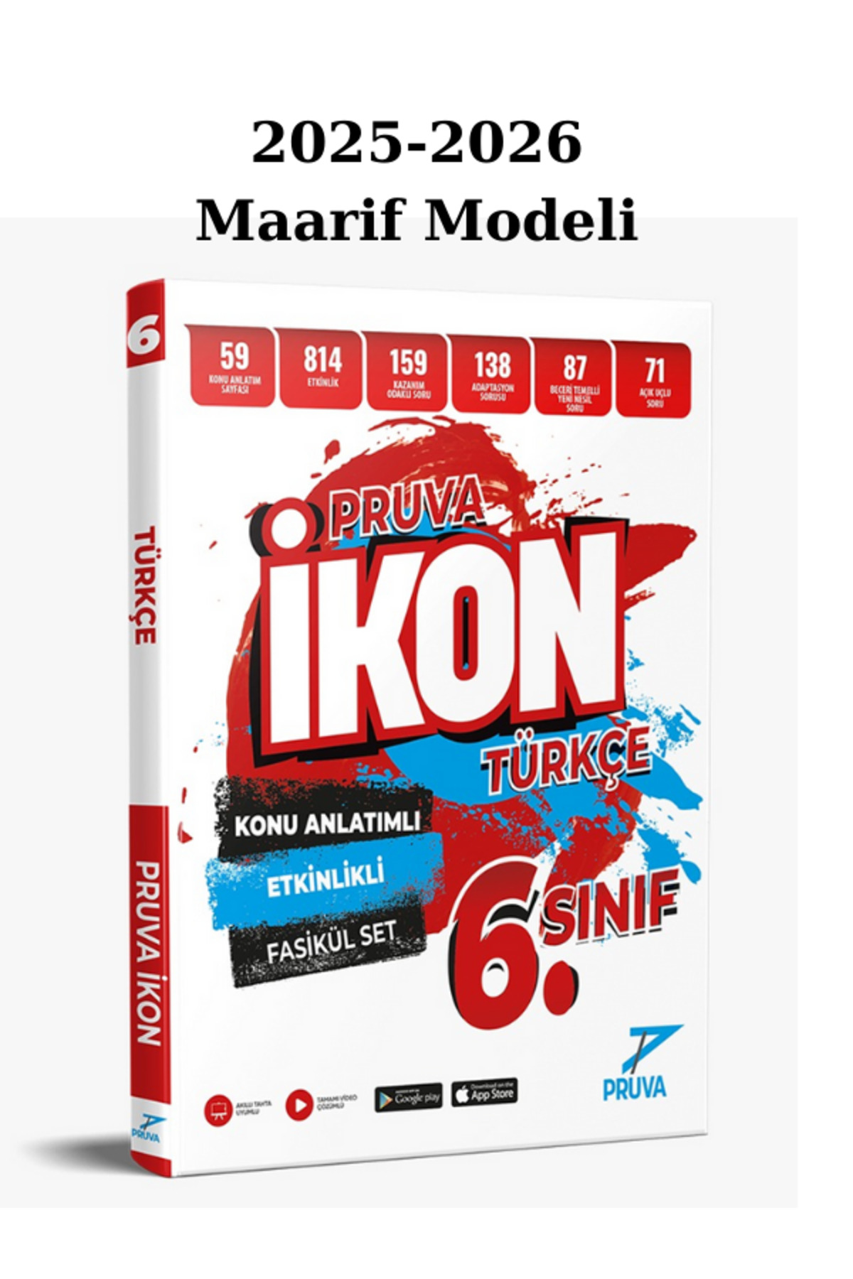 Pruva Akademi Pruva 6. Sınıf Türkçe İkon Konu Anlatımlı Etkinlikli ...