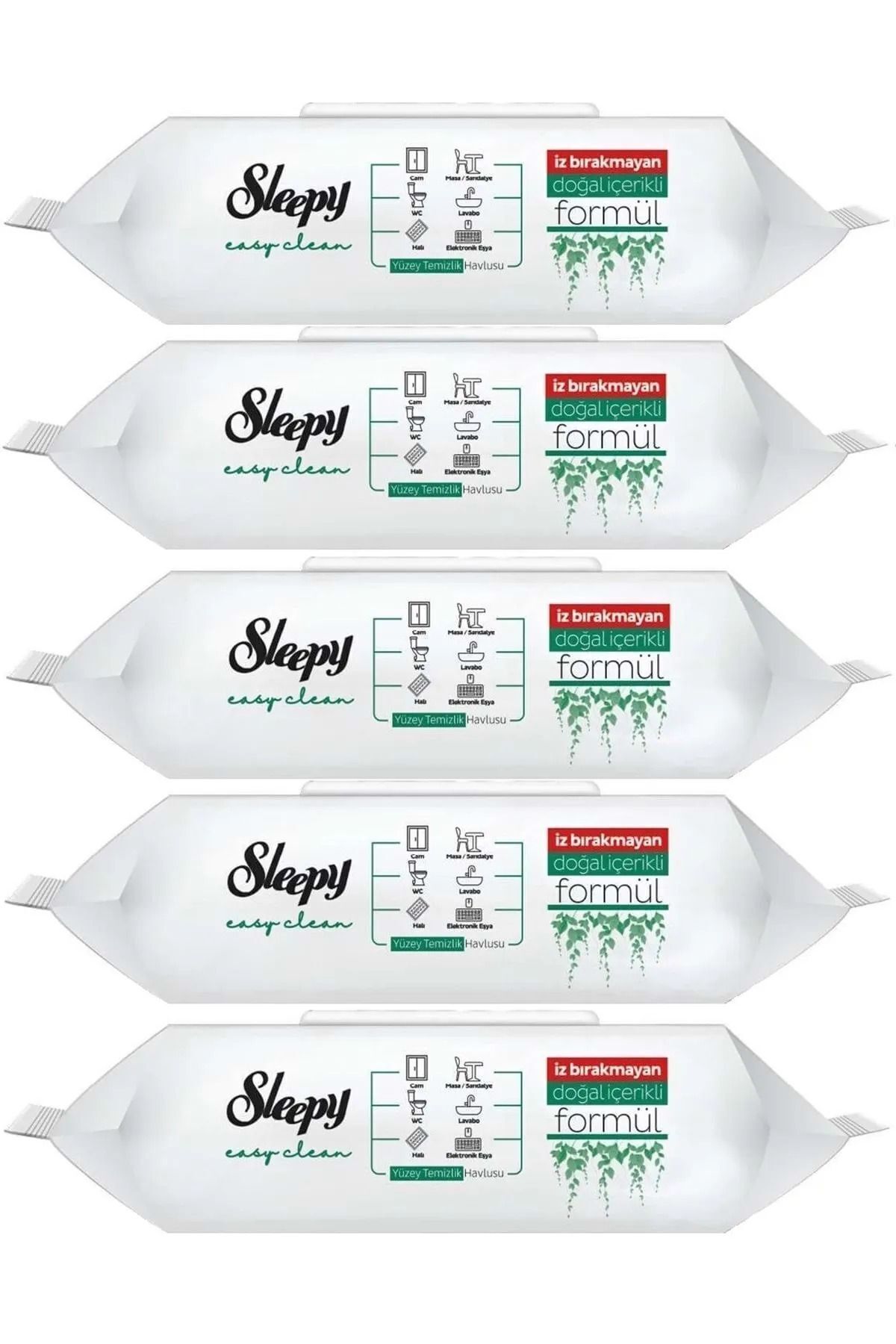 Sleepy Easy Clean Yüzey Temizlik Havlusu 100 Yaprak (5 Li Set) - Fiyatı ...