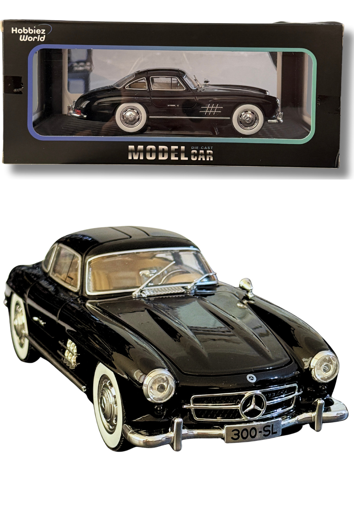 Global Toys Mercedes-Benz 300SL Gullwing Premium Die-Cast Model Araba ...