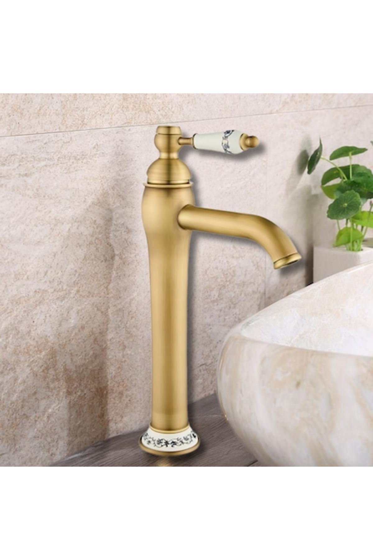 SMART GADGETS C&A Retro Tall Faucet, Solid Copper, Elegant Design for ...