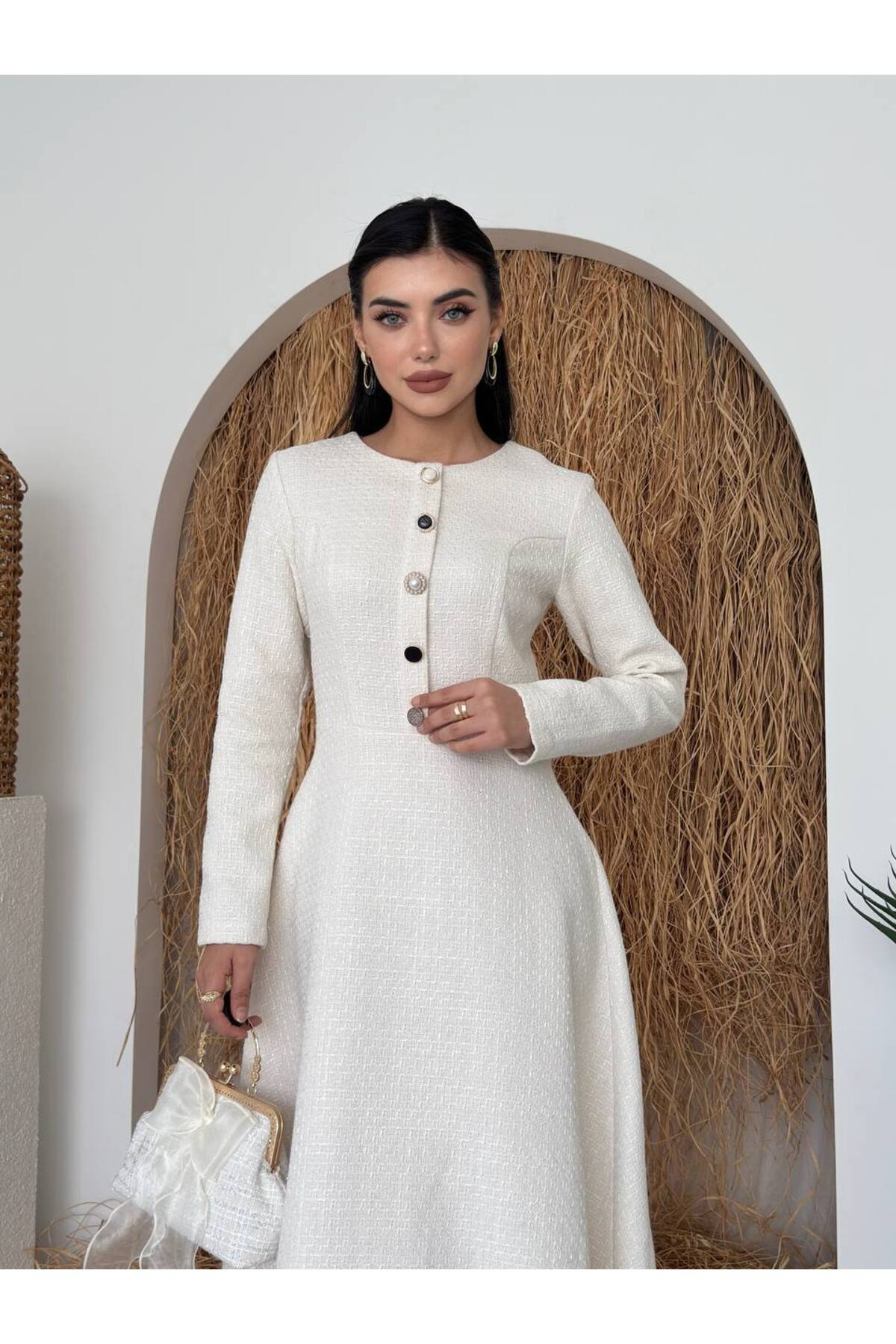 Lady Pixie Düğme Detaylı Elbise - Fiyatı, Yorumları