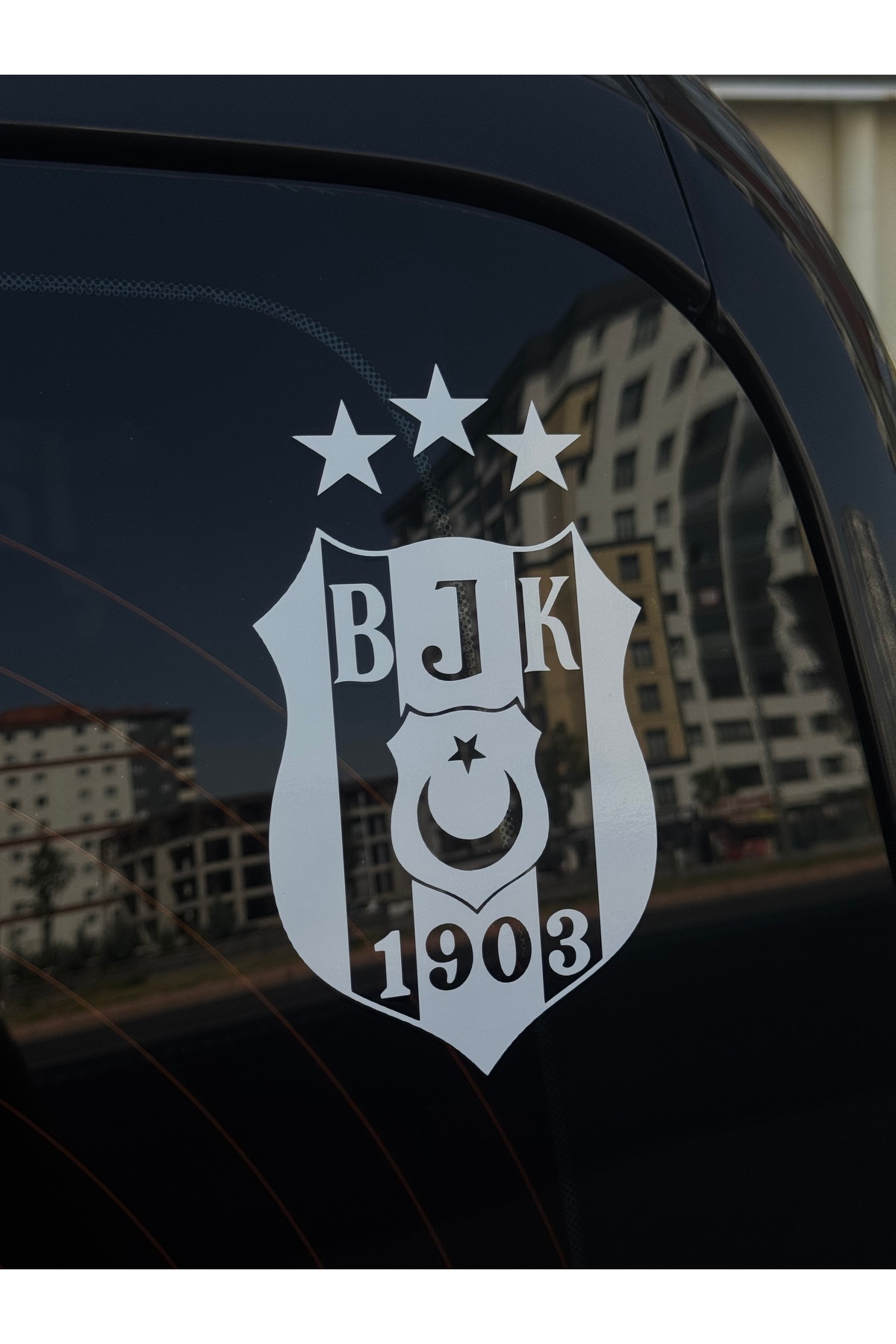 stickera BSK Beşiktaş logo arma yeni tasarım 19x12cm Beyaz - Fiyatı ...
