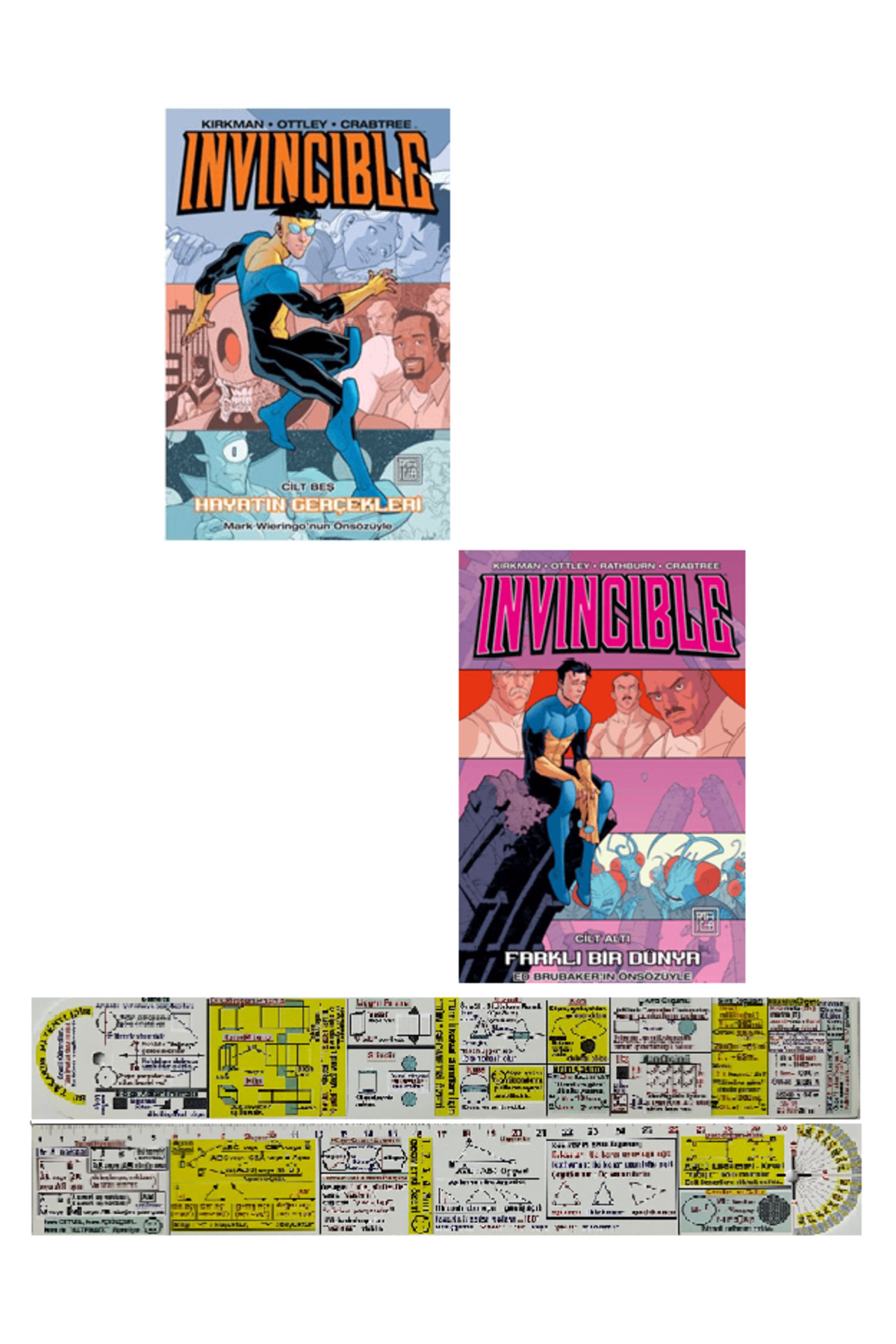 Destek Yayınları Invincible 5-6. Ciltler Çizgi Roman Seti + Mat ...