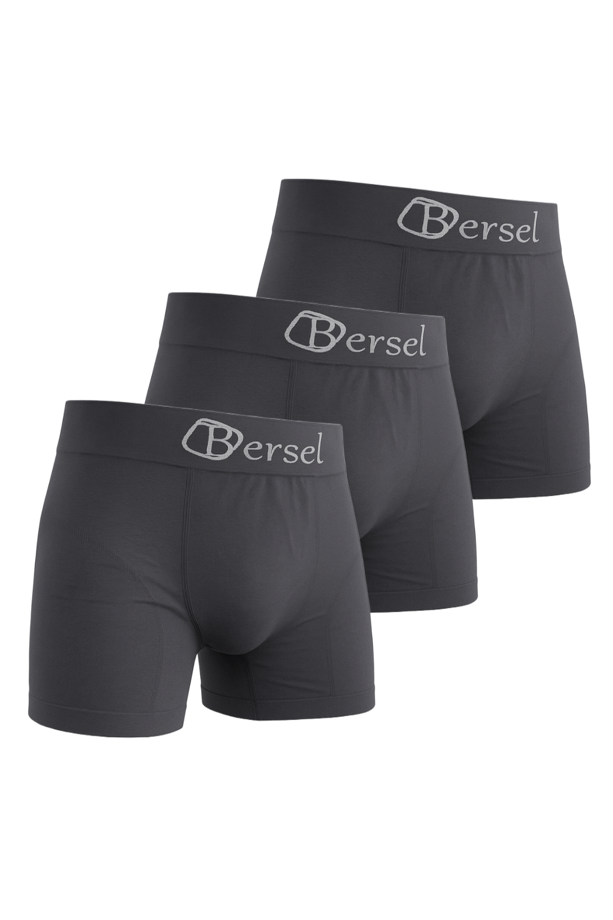 Bersel 3 Adet Premium Erkek Füme Dikişsiz Mikrofiber Likralı Esnek ...