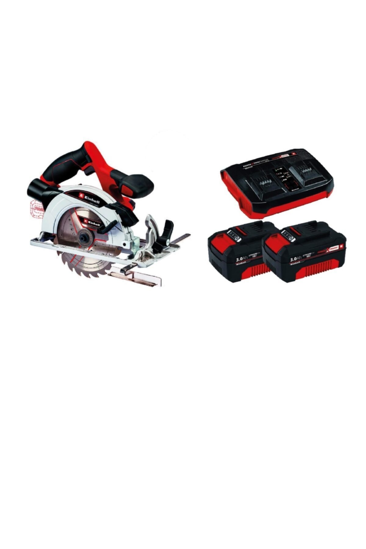 Einhell Te-cs 18/165-1 Li Daire Testere Ve 2x 3.0ah Pil + Twincharger ...