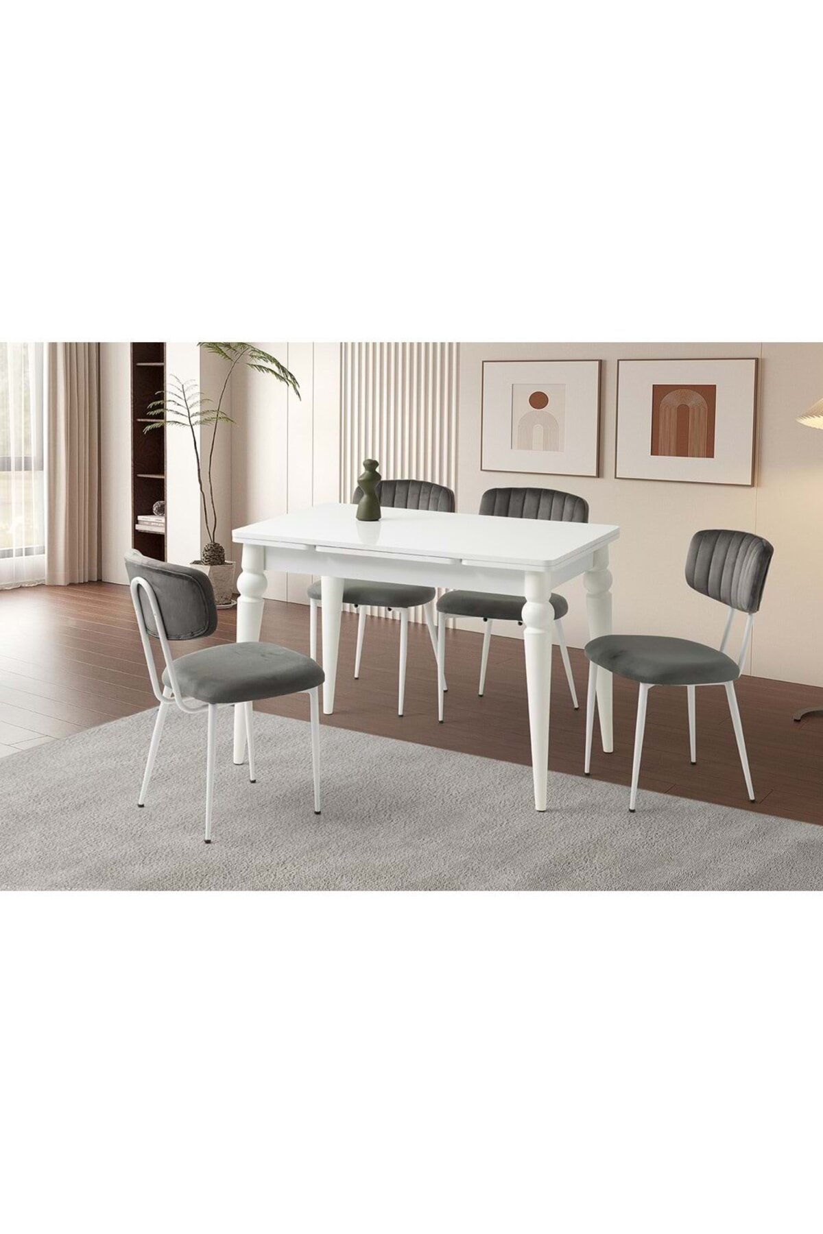 Yuvaset Home Mobilgen Beyaz 110+60*70 Arda Açılabilir Masa - Fiyatı ...