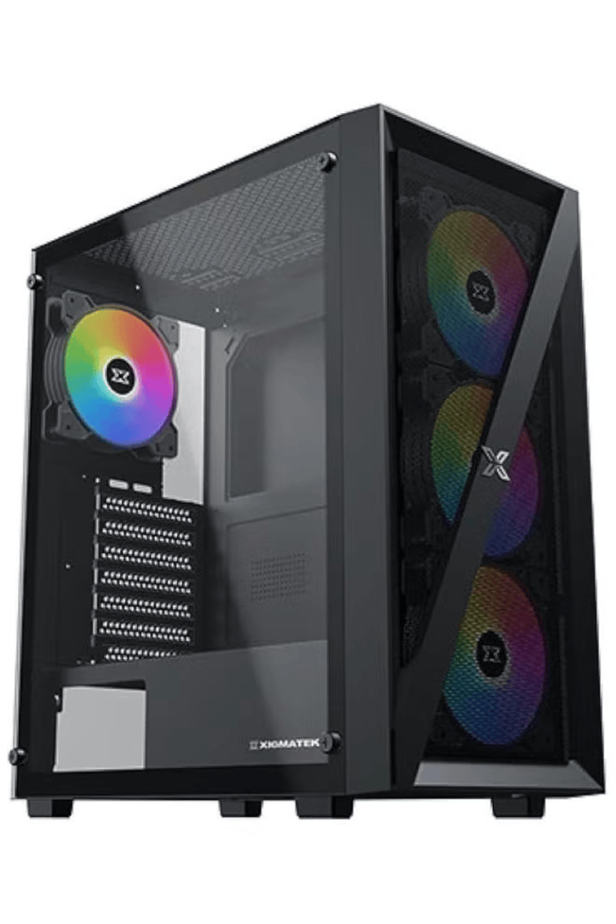 Xigmatek CASE BLADE EN40825 Gaming ATX RGB, Black- Trendyol