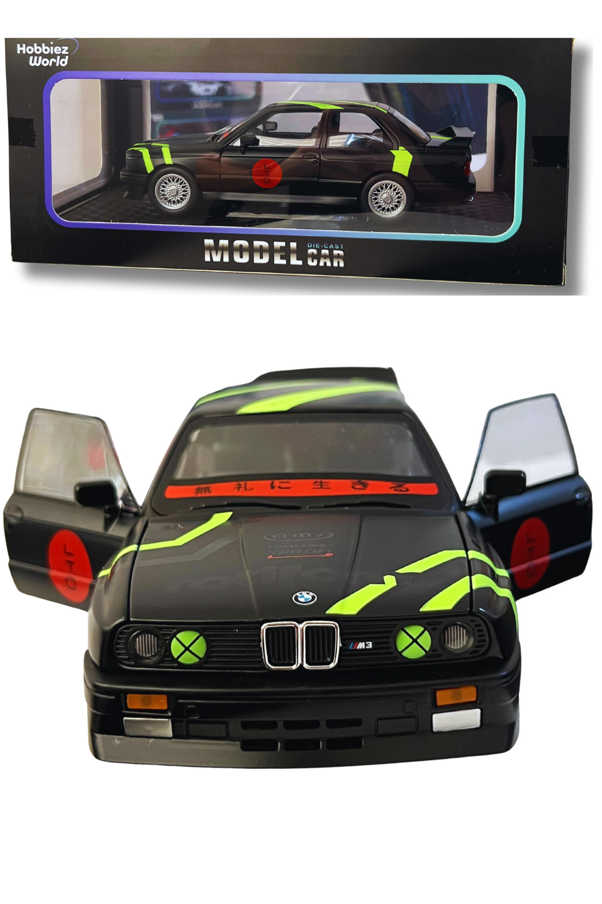 Global Toys BMW M3 E30 1:24 Ölçek Premium Die-Cast Model Araba – Açılır ...