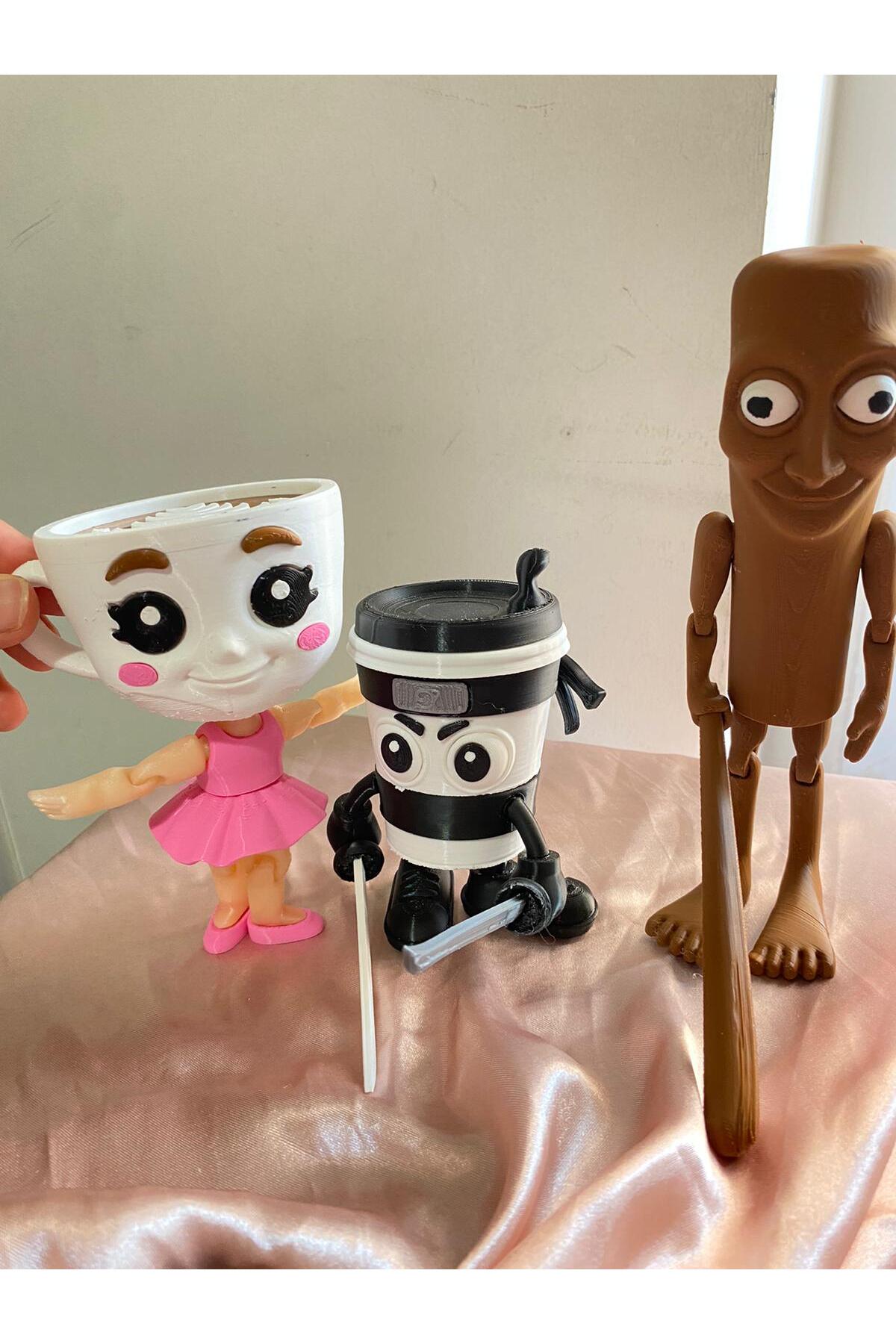 Eta3d Mega 3 lü Set Tung Tung Tung Sahur Ballerino Assassino Ballerina ...