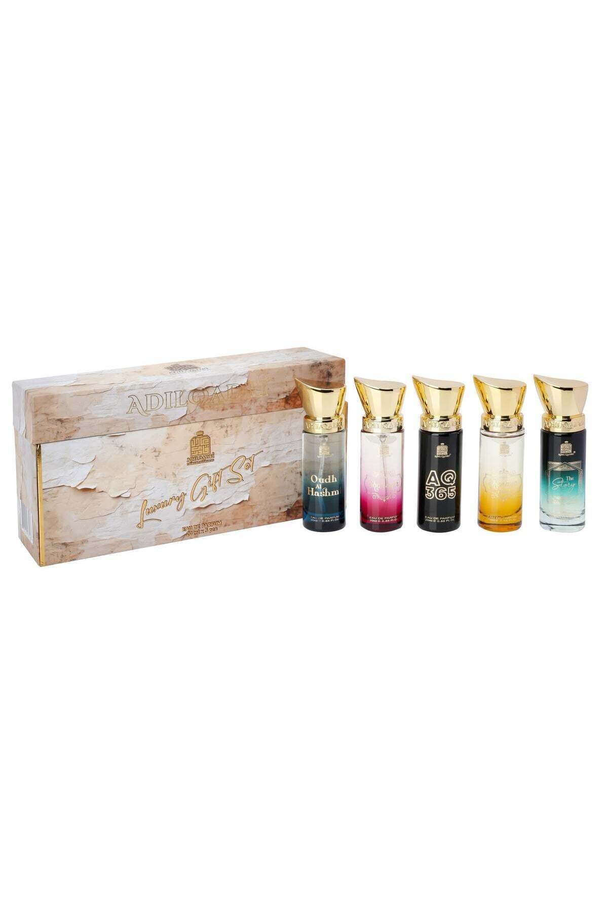 Adoro adilqadiri Luxury Gift Set – 5 x 20ml Long-Lasting Arabic Perfume ...